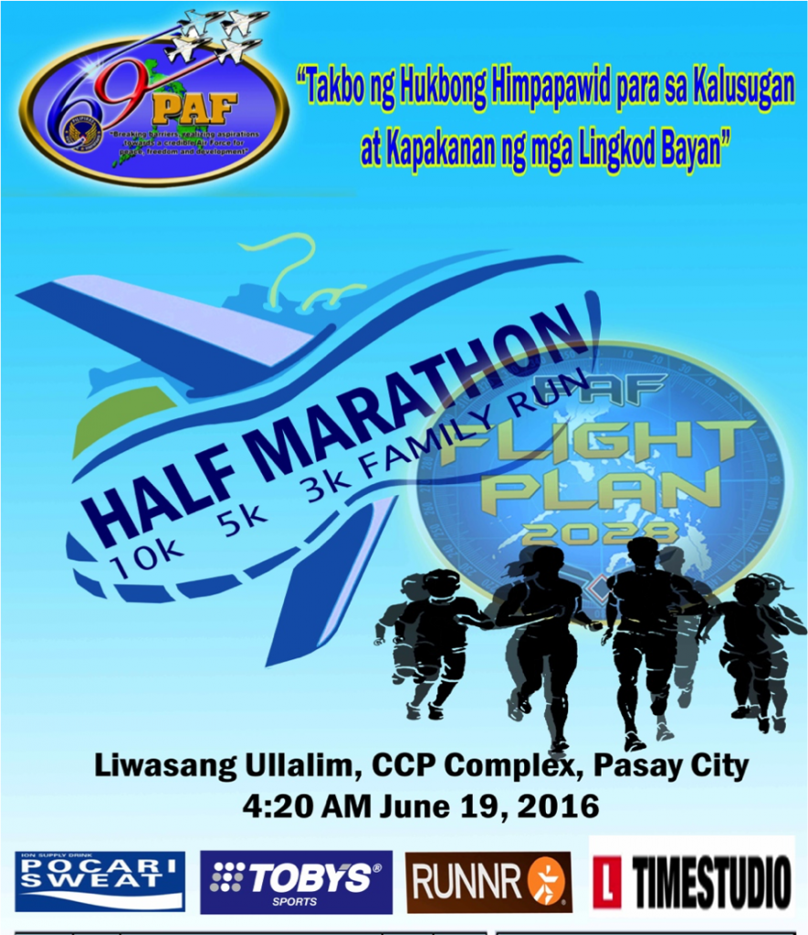 69th PAF Anniversary Fun Run 2016 @ CCP | Pinoy Fitness